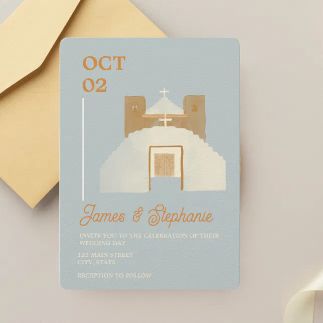 Santa Fe Wedding Wedding Invitations | Zazzle