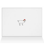 Santa Goat simple Drawing | Zazzle