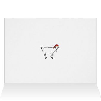 Santa Goat simple Drawing | Zazzle