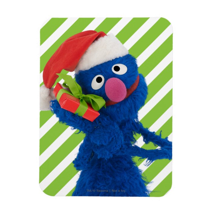 Santa Hat Grover Magnet | Zazzle