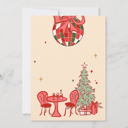Santa Hos Funny Adult Friendsmas Christmas Party Invitation | Zazzle