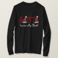 Santa Loves Me Best! Christmas Shirt | Zazzle