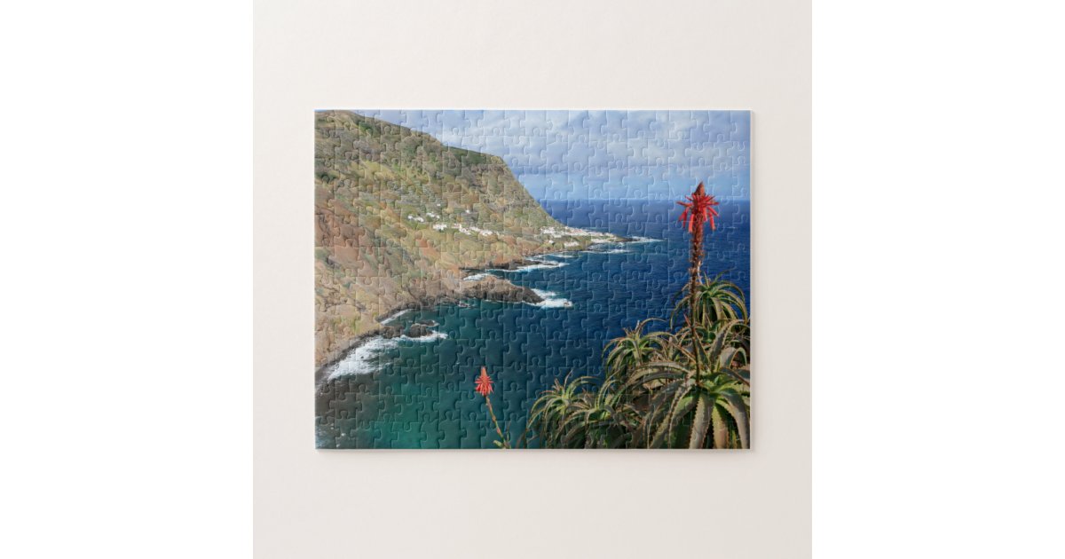 Santa Maria Azores coastal Jigsaw Puzzle | Zazzle