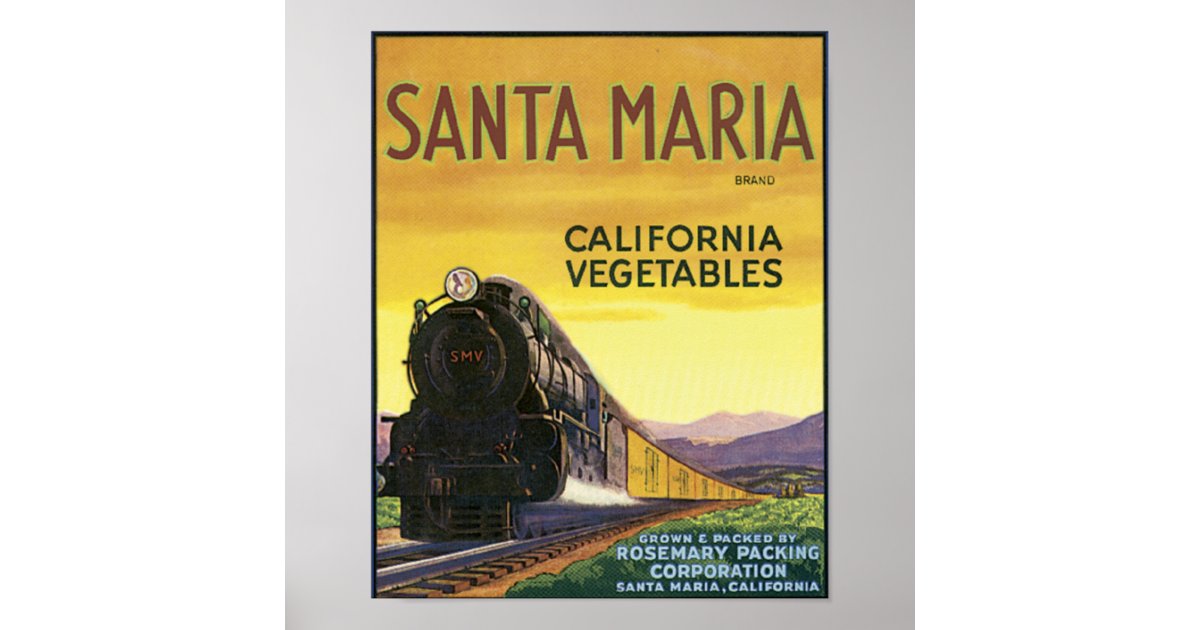 Santa Maria Poster | Zazzle