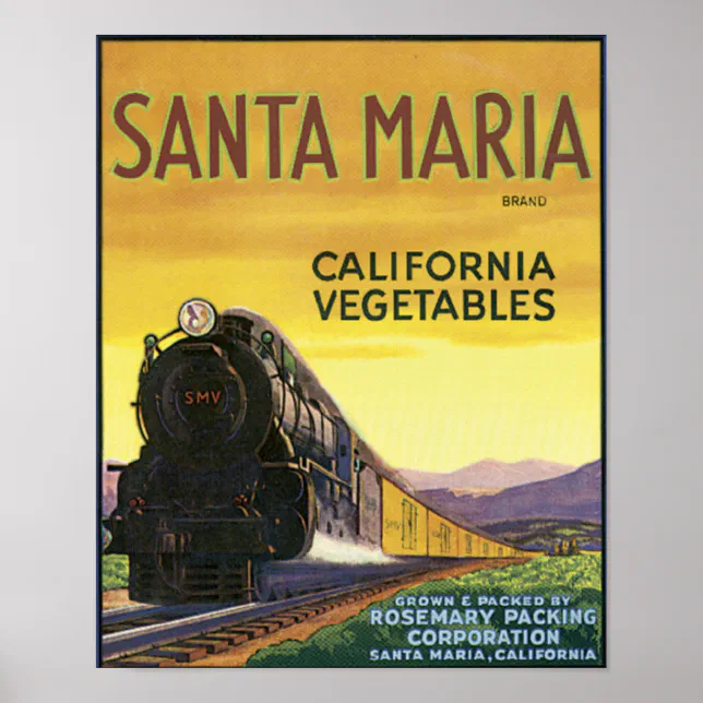 Santa Maria Poster | Zazzle