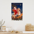 Santa Merry Christmas Poster | Zazzle