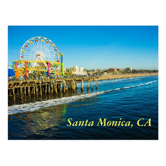 Santa Monica California Postcard | Zazzle.com