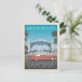 Santa Monica Pier | California Postcard | Zazzle