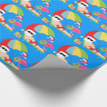 Santa on the Beach Christmas Wrapping Paper | Zazzle