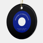 Santa Records 45 RPM Christmas Ornament | Zazzle