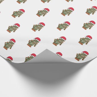 Santa Robot Wrapping Paper | Zazzle