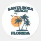 Santa Rosa Beach Florida Classic Round Sticker | Zazzle