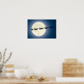 Santa, Sleigh and F-16 Jets Military Christmas Poster | Zazzle