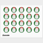 Santa Sticker | Zazzle