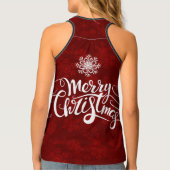 Santa Suit Red & Gold Glitter Merry Christmas Tank Top | Zazzle