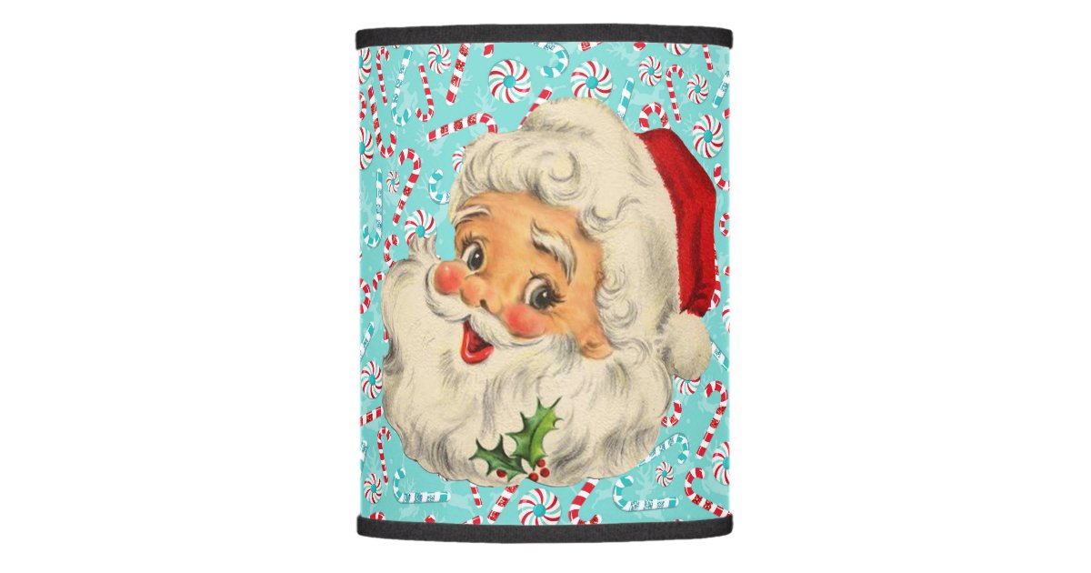 Santa with Peppermints Lamp Shade | Zazzle