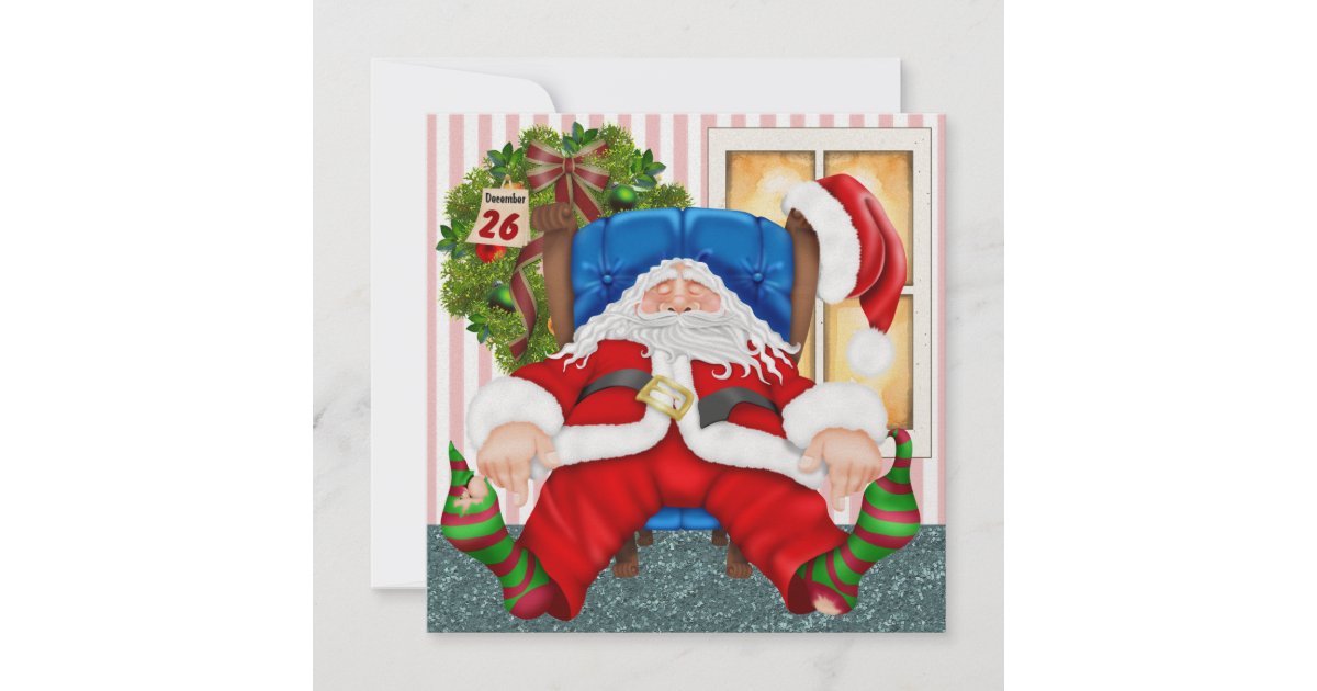Santa's Day Off - SRF Invitation | Zazzle