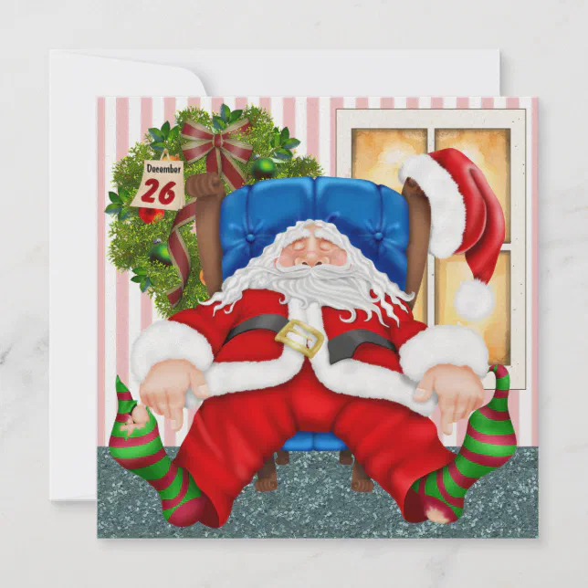 Santa's Day Off - SRF Invitation | Zazzle