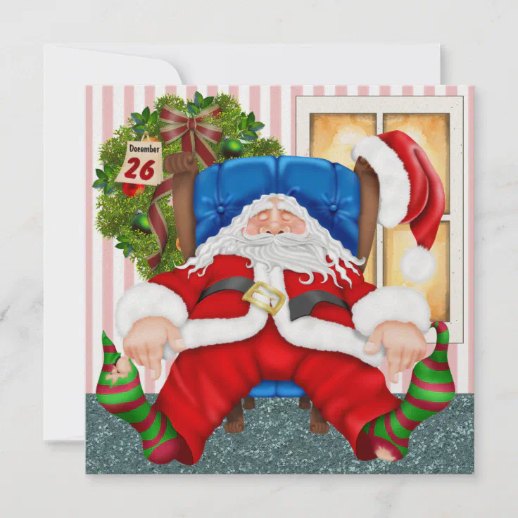 Santa's Day Off - SRF Invitation | Zazzle