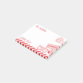 Santa's Elf Post It Notes | Zazzle
