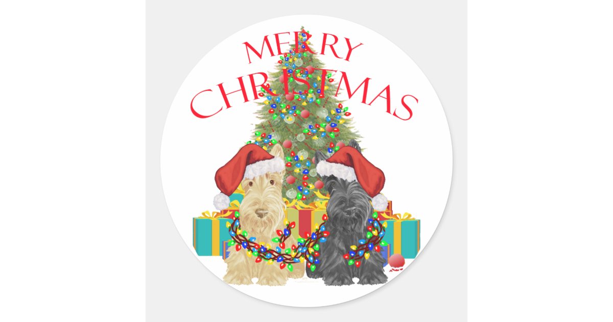 Santas Helpers Classic Round Sticker | Zazzle