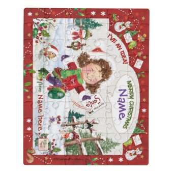 Santa's Letter, A Cute Boxed Christmas Jigsaw Puzzle | Zazzle