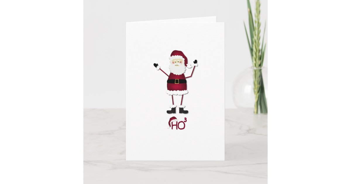 Santa's Math Holiday Card | Zazzle.com