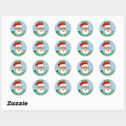 Santa's Nice List Stickers | Zazzle