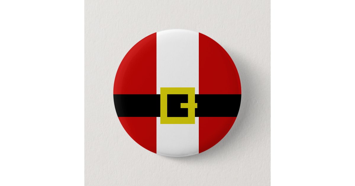 Santa's Suit Pinback Button | Zazzle