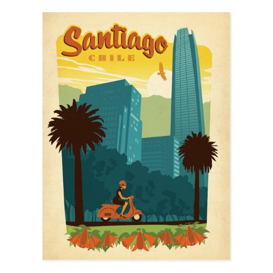 Santiago, Chile Postcard | Zazzle.com