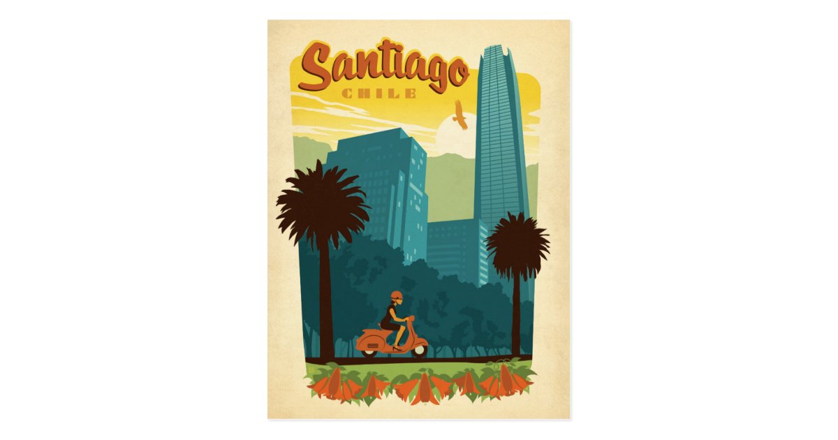 Santiago, Chile Postcard | Zazzle.com