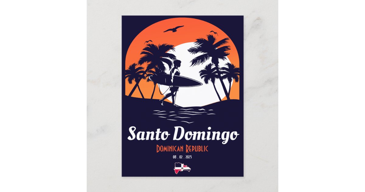 Santo Domingo Dominican Republic - Retro Souvenirs Postcard | Zazzle