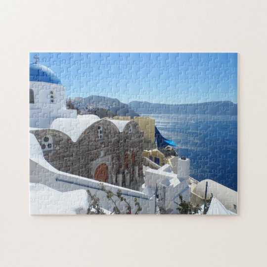 Santorini, Greece Jigsaw Puzzle | Zazzle.com
