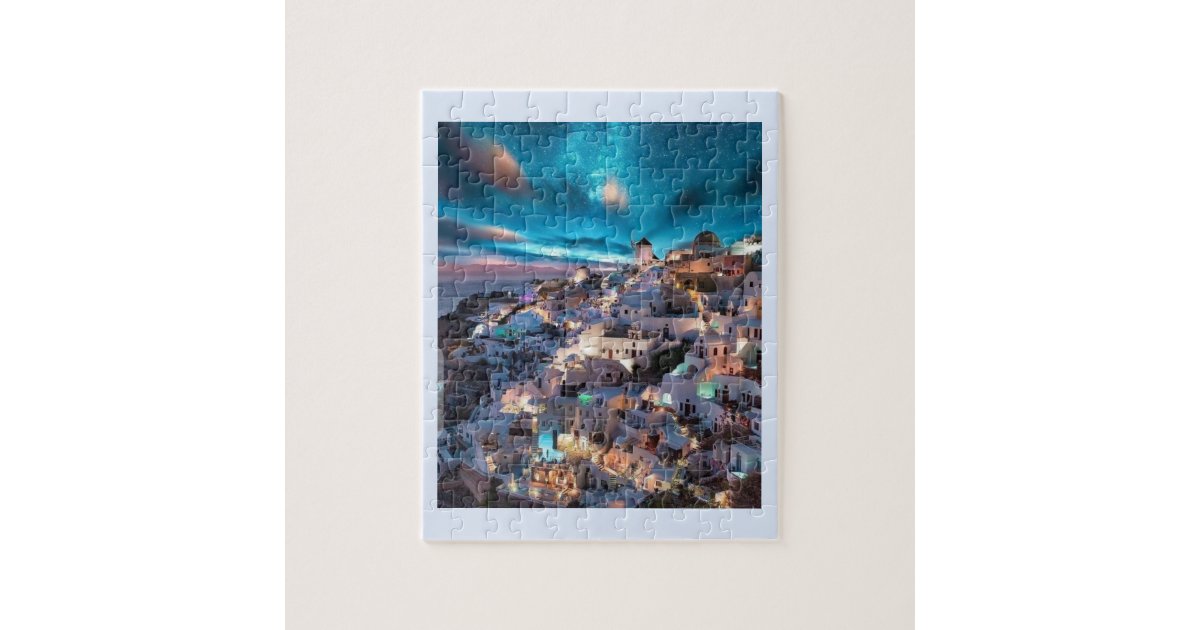 Santorini Greece Puzzle | Zazzle