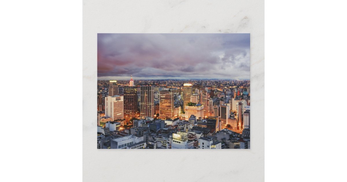 Sao Paulo Cityscape Postcard | Zazzle