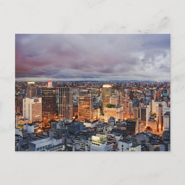 Sao Paulo Cityscape Postcard | Zazzle