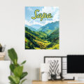 Sapa Vietnam Asia Rice Terraces Vintage Travel Poster | Zazzle