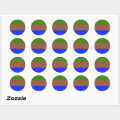 Sapiosexual Pride Flag Classic Round Sticker | Zazzle