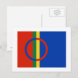 Sapmi Flag Postcard | Zazzle