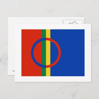 Sapmi Flag Postcard | Zazzle