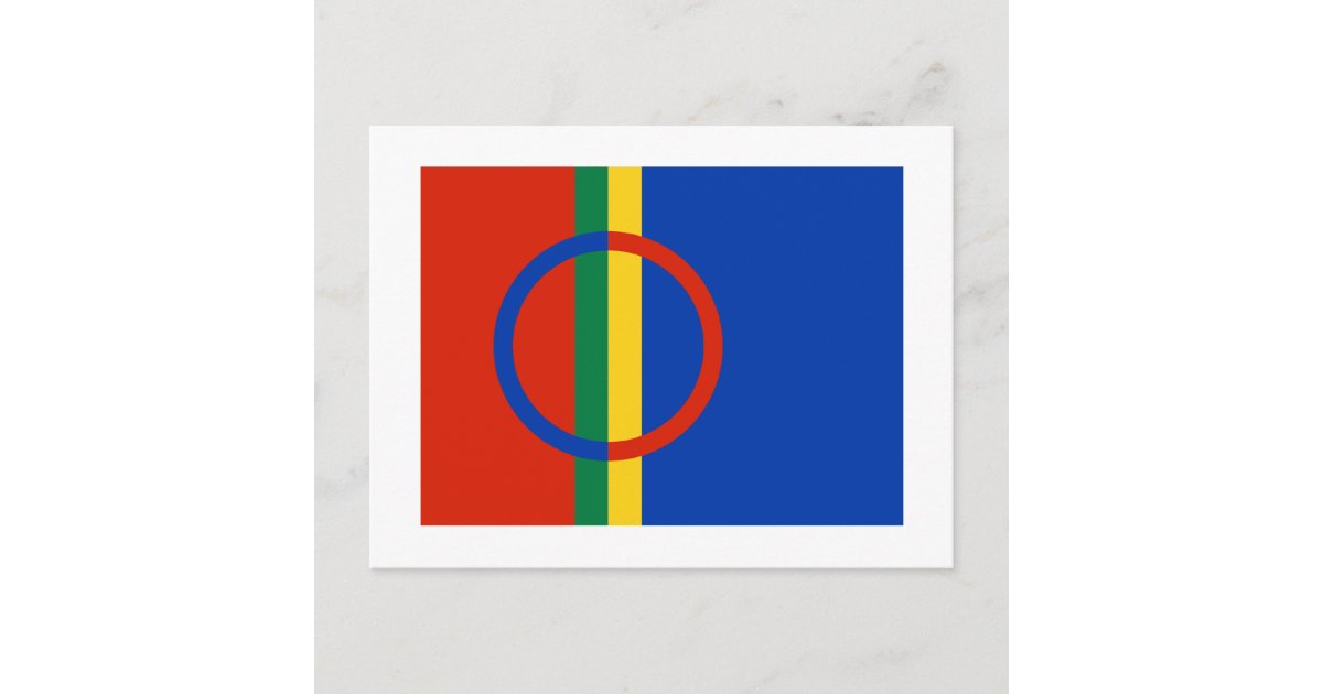 Sapmi Flag Postcard | Zazzle