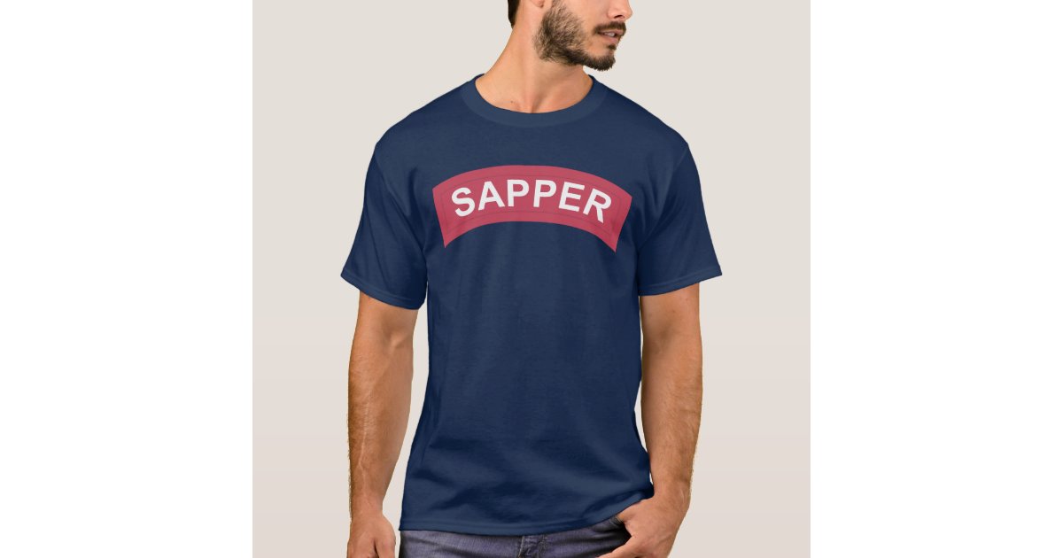 Sapper Tab T-shirts | Zazzle