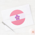 Sapphic Pride Flag Classic Round Sticker | Zazzle