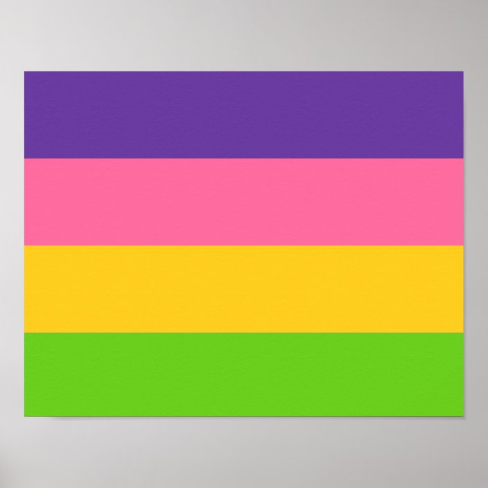 Sapphic Pride Flag Poster | Zazzle.com