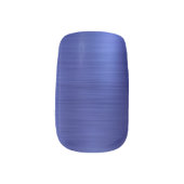 Sapphire Blue Faux Brushed Metal Minx Nail Art | Zazzle