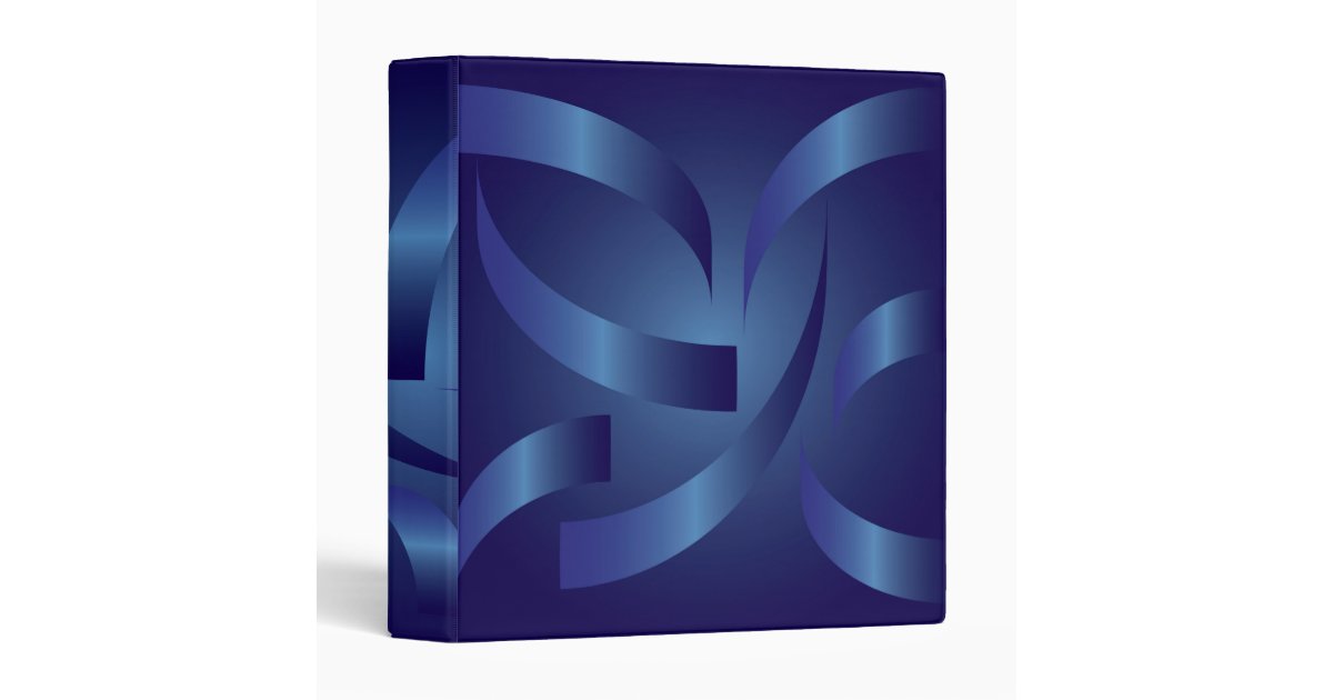 sapphire ribbons binder | Zazzle