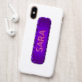 Sara name in glowing neon lights patch | Zazzle