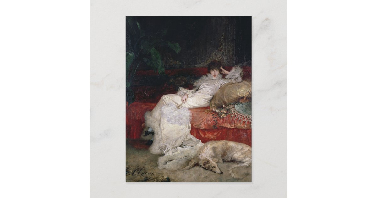 Sarah Bernhardt 1876 Postcard | Zazzle