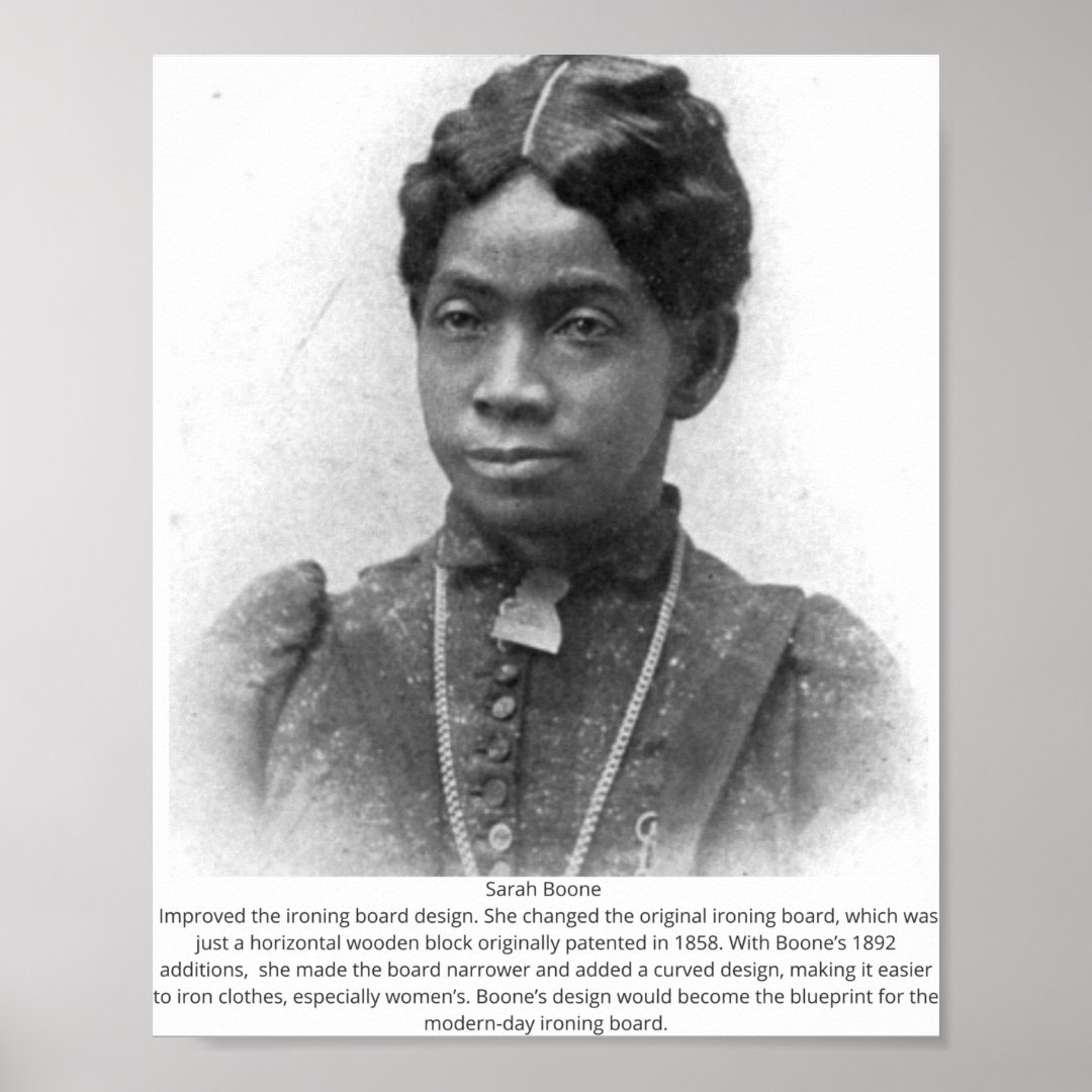 Sarah Boone - Black American Inventor Poster | Zazzle