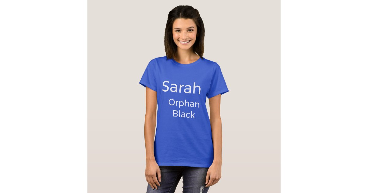 Sarah from orphan Black tv show T-Shirt | Zazzle